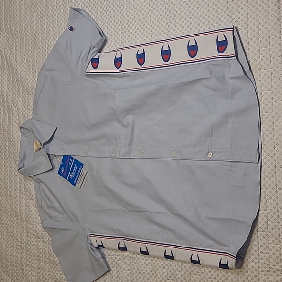 Champion | Shirts | Nwt Champion Button Up Short Sleeve Dress Shirt ...
